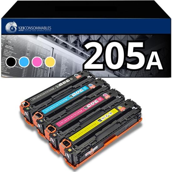Pack 4 Toners compatible HP 205A - Cdiscount Informatique