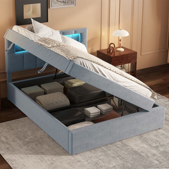 Structure de lit Nouveau épaississement design moderne plat, 90 * 200cm ...