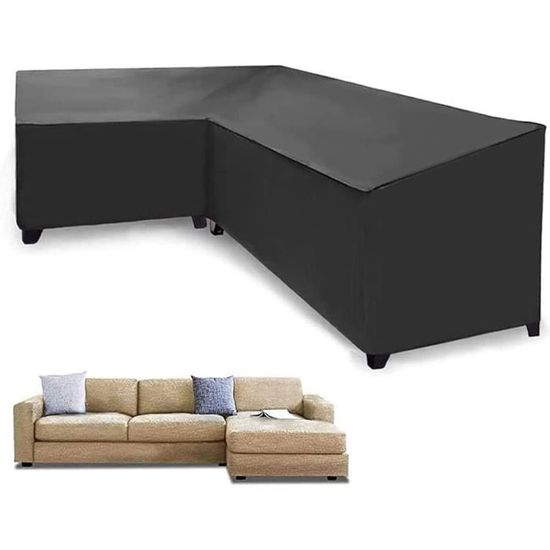 Housse Canapé d'angle Jardin ImperméAble,BâChe Mobilier De Terrasse en ...