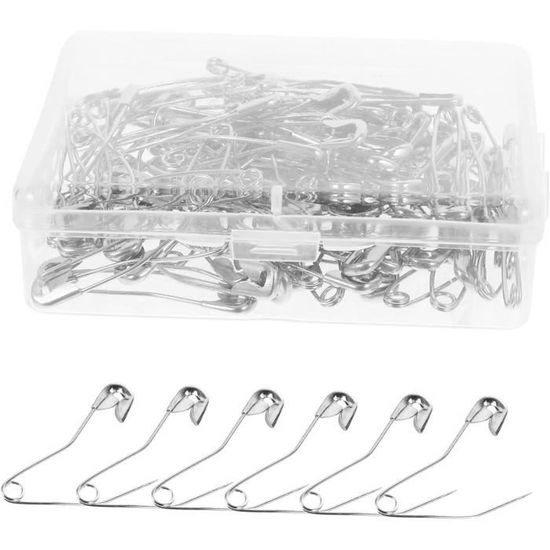 1 Boîte Épingle Pliée En Vrac Attaches De Couches Goupille De Fermeture ...