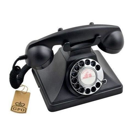 GPO 200 Classic Rotary Dial Telephone Black - 45097 - Cdiscount ...