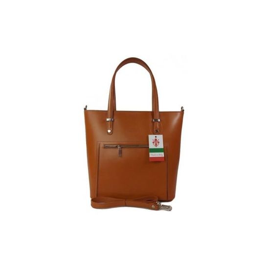 Sac VERA PELLE VBZ66C Marron - Femme/Adulte - Cdiscount Jardin