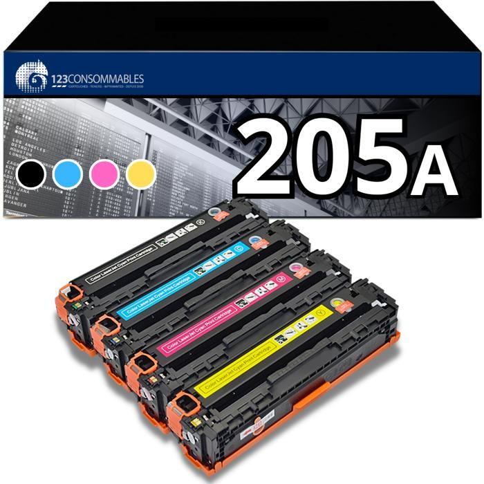Pack 4 Toners compatible HP 205A - Cdiscount Informatique