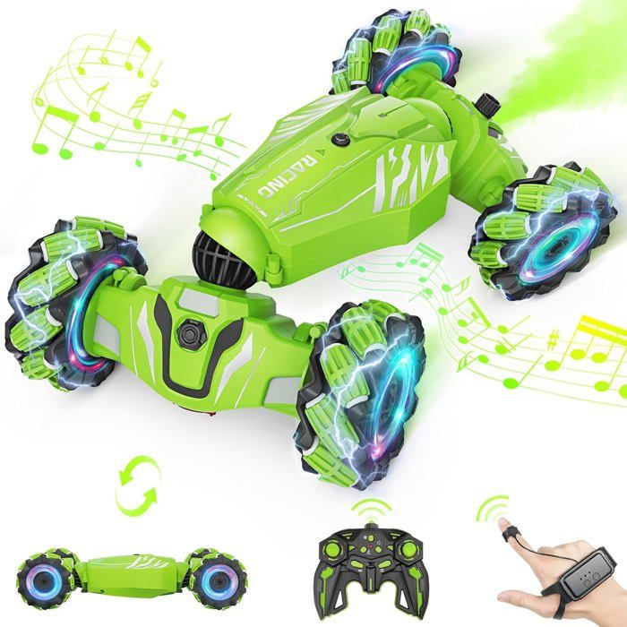 Voiture Télécommandée Enfant,4Wd Voiture Télécommandée La Main,2,4Ghz Rc Car Drift,Rotation À ...