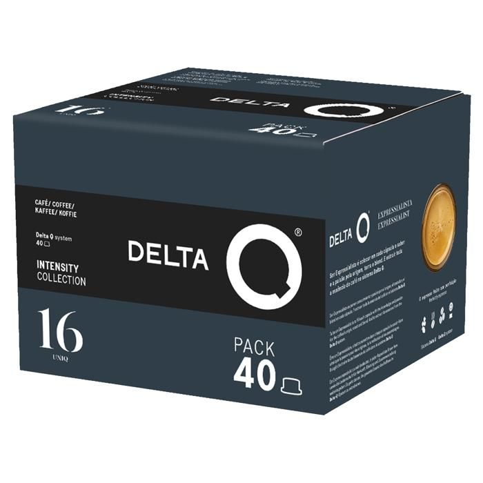 Delta Q Uniq Pack 40 Capsules | Compatible uniquement Machines Delta Q ...
