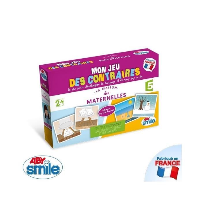 LES MATERNELLES - Jeu - Mon jeu des Contraires - Cdiscount Jeux - Jouets
