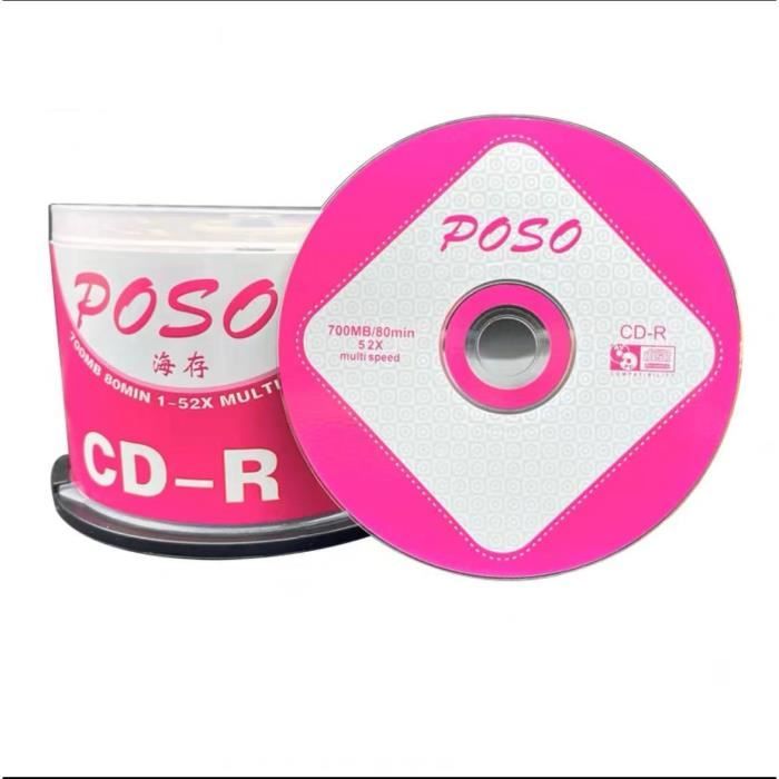 Vente en gros 5 -05-2019 Poso x52 700MB CD-R Imprimés Vierges ...