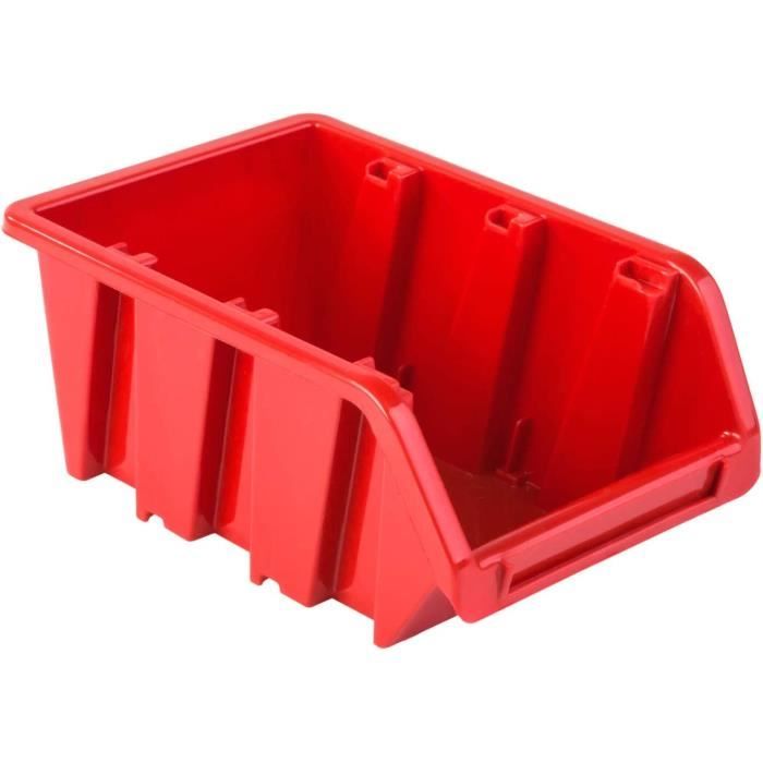 Boîte de rangement empilable rouge NP4[1670] - Cdiscount Maison