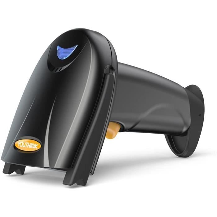 Scanner Code Barre, 2-en-1 Barcode Scanner sans Fil, USB 2.0 Douchette ...
