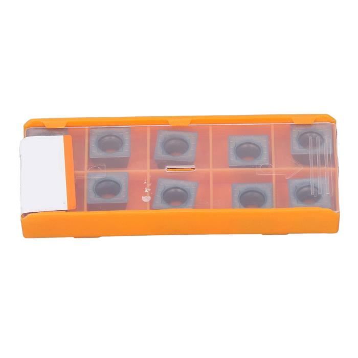 EJ.life Insert de tournage de tour 10 Pcs Tour Tourner Insert Haute Efficacité Bois Fraisage ...
