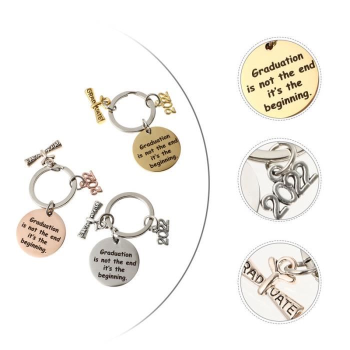 3pcs graduation Themed Keychains 2022 Graduation Key Anneaux Sac Unique ...
