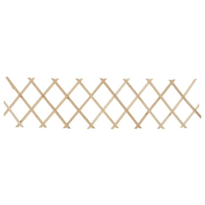 Clôture à treillis 5 pcs Bois de sapin 180x30 cm GAROSA7842689613361 ...