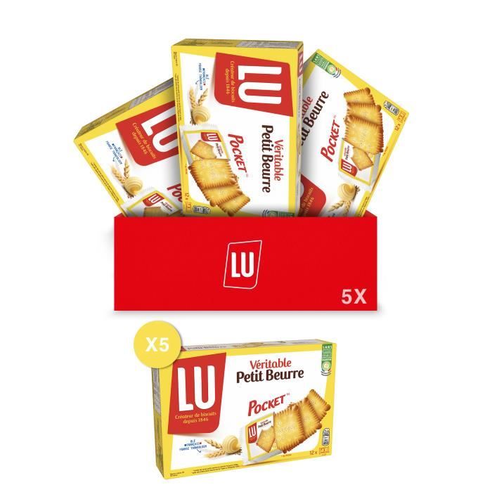Veritable Petit Beurre De Lu - La Boîte Générosité - Lot de 60 sachets ...