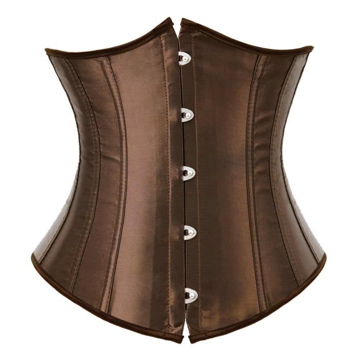 SEXY Gothic Underbust Corset et serre-taille Bustiers Top Workout Forme ...