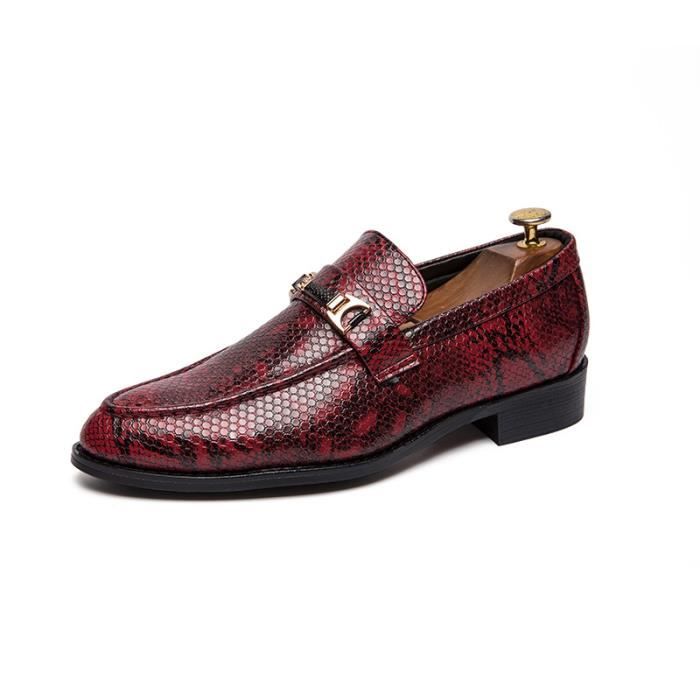 Chaussures cuir homme dans Derby Rouge - Cdiscount Chaussures