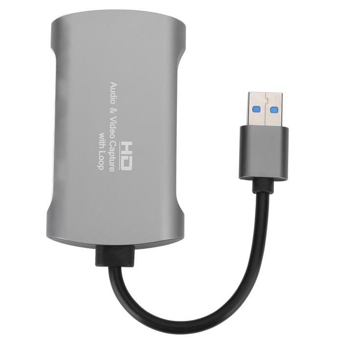 Carte de Capture USB 1080P, Capture audio vidéo, petite taille portable ...