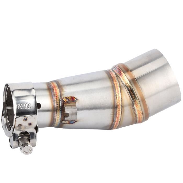 SURENHAP Tuyau de silencieux d'échappement Adaptateur de Tuyau Intermédiaire d'chappement de ...