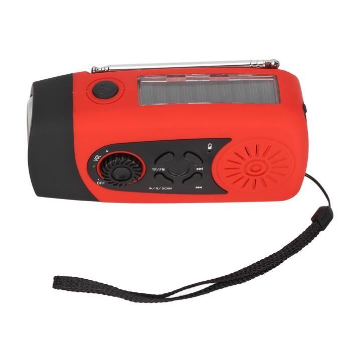TMISHION Emergency Hand Crank Radio, 2000mAh High Capacity Battery ...
