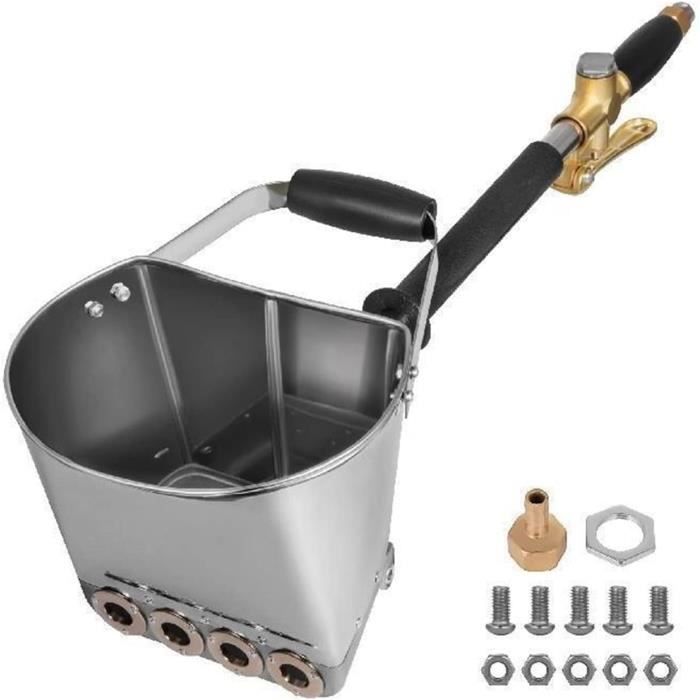 Mortier Pulvérisateur Pistolet 4-Jet 3Kw Mur Stuc Pelle Trémie Louche ...
