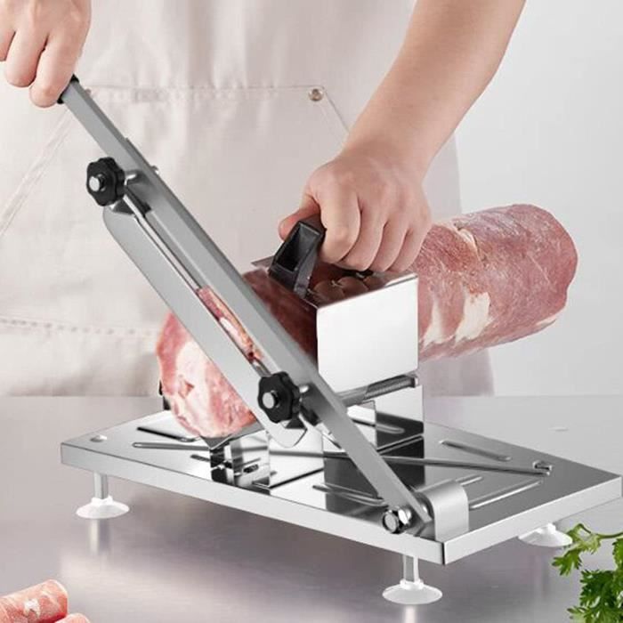 Trancheuse Manuelle De Viande, Coupe-Viande Manuel En Acier Inoxydable ...