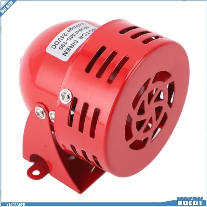 Sirène sonore de klaxon de moteur 110 décibels Mini avertissement électrique sirène ...