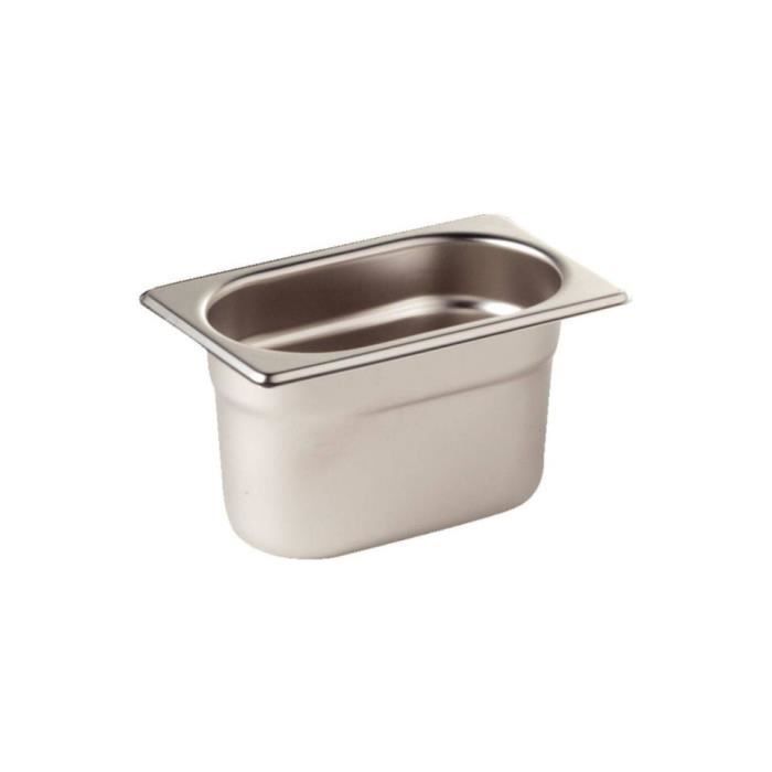Bac Gastro Inox GN 1/9 - 100 mm - Vogue - Cdiscount Maison