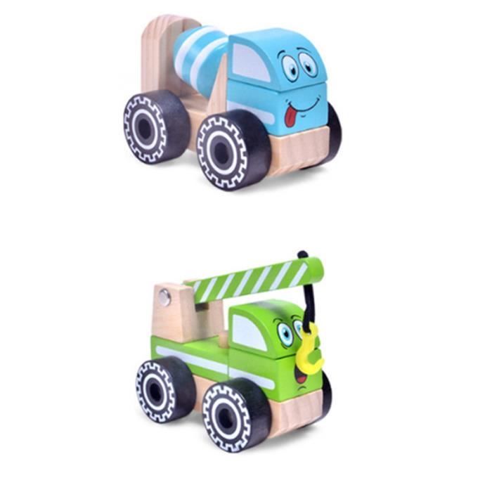 Simulé Ingénierie Camion En Bois Modèle Voitures Infantile Mini Enfants ...