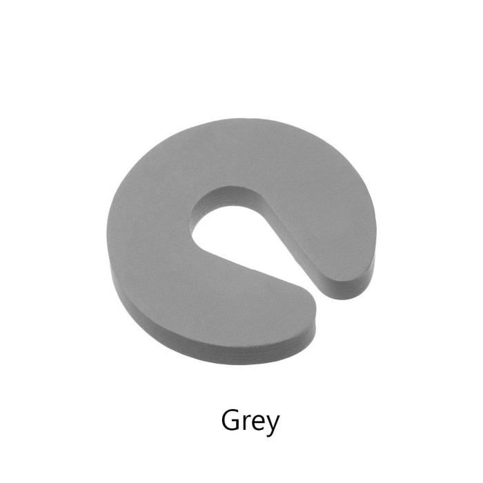 CALE-PORTE,Grey--Bloc de porte en mousse souple, 4 pièces, protection ...