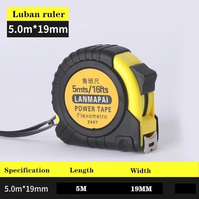 Mètre à ruban,Luban 5M 19MM--Règle Luban de 10M, ruban de mesure résistant à l'usure, outil de ...
