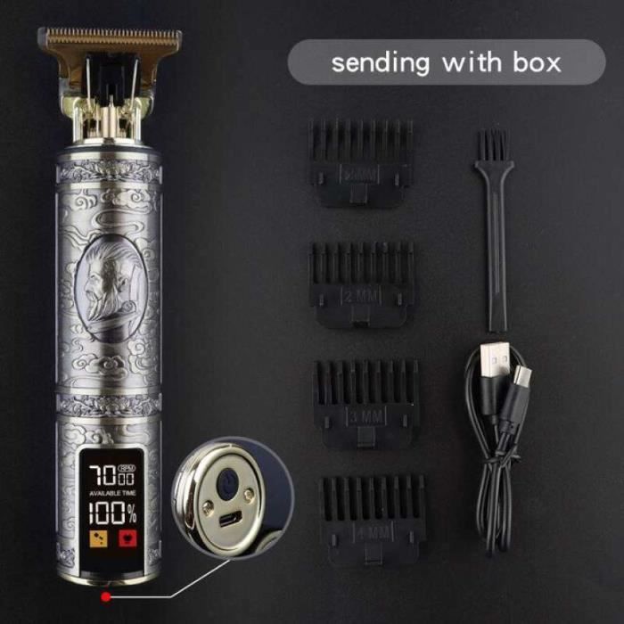 AS12304-TONDEUSE CHEVEUX.Tondeuse à Cheveux Professionnelle T9 pour ...