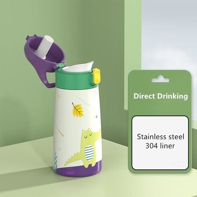 GOURDE BIDON,Violet-500ml--Tasse Thermos 350ml-500ml pour enfants ...