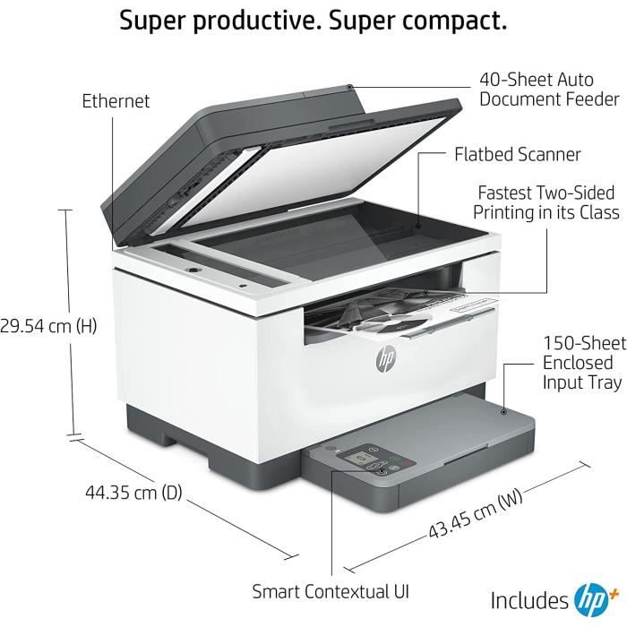 HP LaserJet M234sdwe Imprimante Laser tout en un Monochrome 6 mois d ...