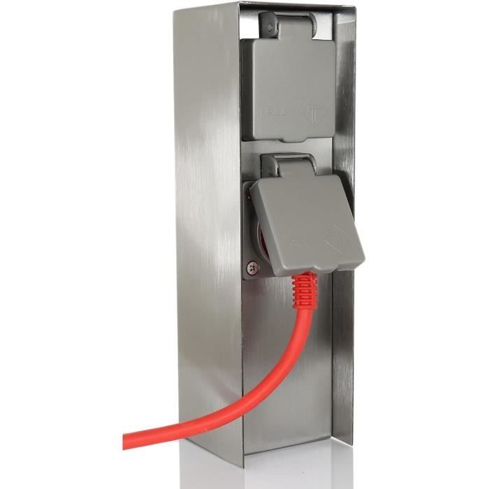 19004 Orio Prise Etanche Exterieur (Colonne De Prises) Avec 2 Prises En ...