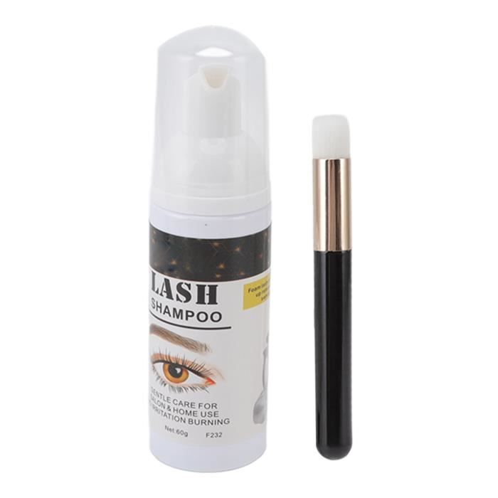 Nettoyant pour extensions de cils Lotion douce irritation Lash Shampoo ...