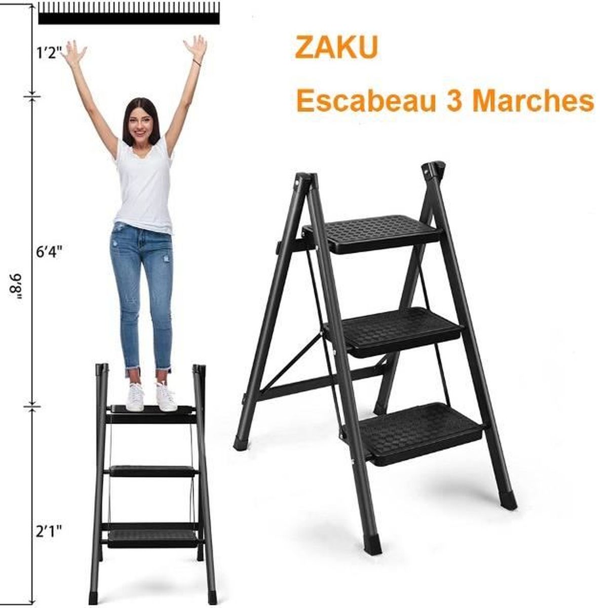 Escabeau 3 Marches Gifi