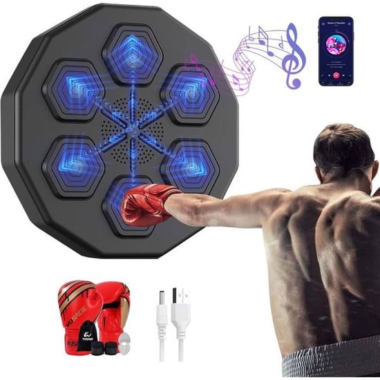 Music Boxing Machine,Rechargeable Boxing Equipment Wall Mount ...