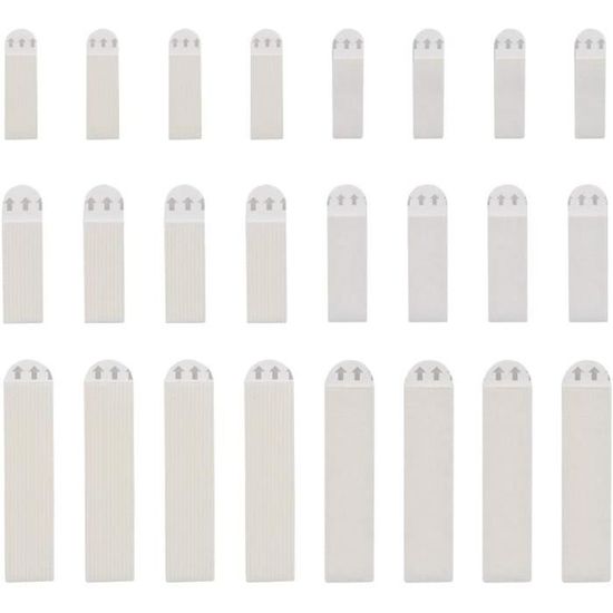 12paires Accroches Tableaux avec Languettes AdhésivesBandes de Cadres ...