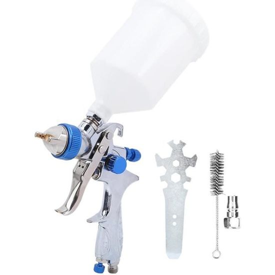 COCO Pistolet à peinture à air comprimé, professionnel HVLP à alimentation par gravité avec buse ...