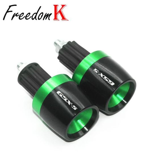 Pièce Détachée,Poignées de Guidon de moto Fin Guidon Bouchon Bouchon D'extrémité Pour Suzuki GSX ...