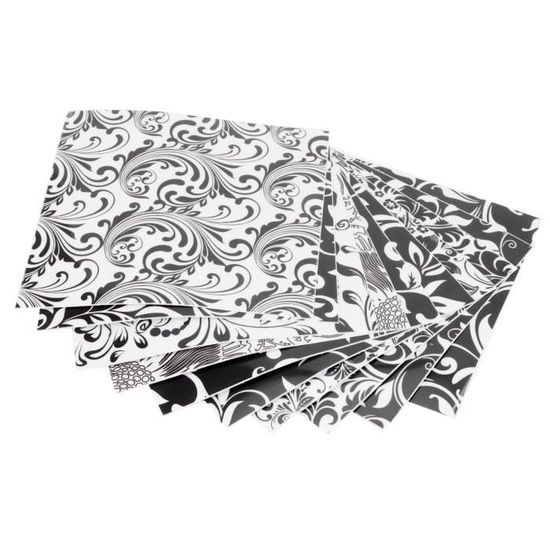 EJ.life papier peint adhésif 10 pièces autocollant de carrelage cuisine ...