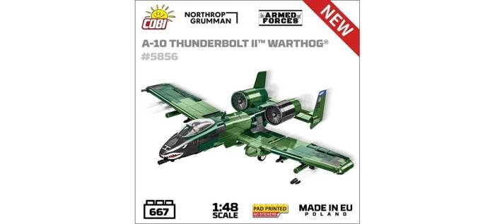 Maquette - COBI - A10 THUNDERBOLT II WARTHOG - 585 pièces - Plastique ...