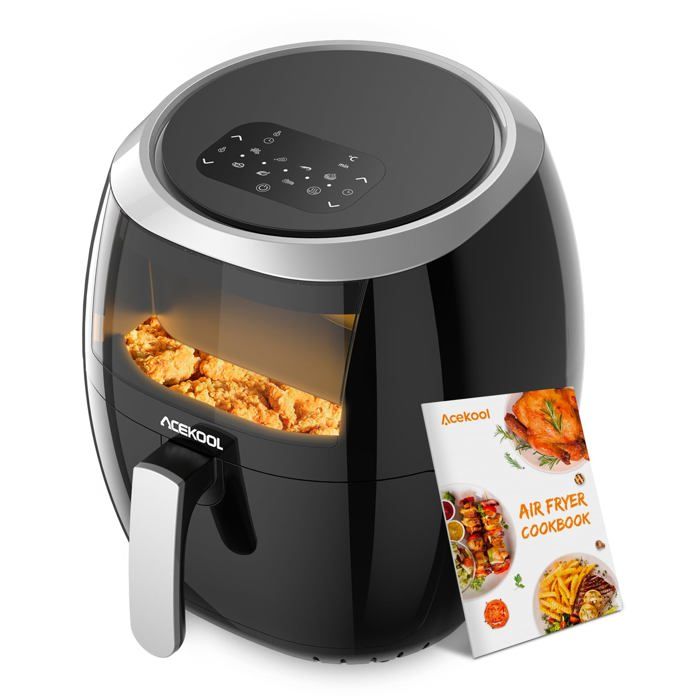Friteuse électrique - Acekool - YJ-707A - 1800W - 8L - Écran tactile ...