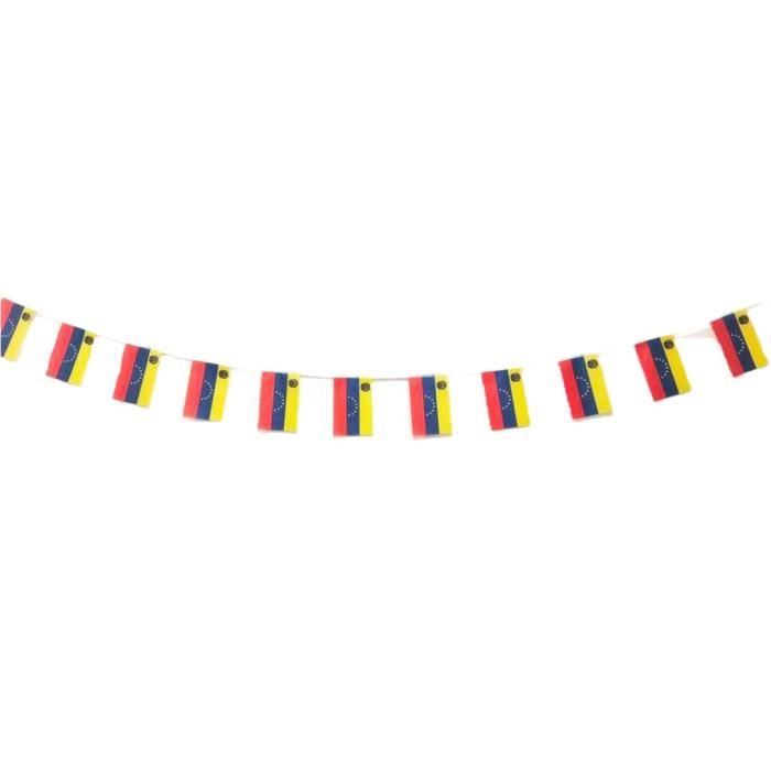 Drapeau Du Venezuela 40 Unités Drapeau Du Venezuela Guirlande Venezuela ...