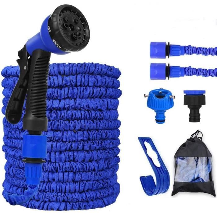 Tuyau D'arrosage Extensible, 30M-100FT Tuyau Flexible agrave; 8 ...