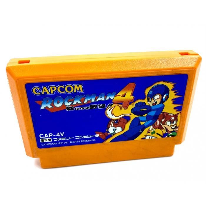 RockMan 4: Aratanaru Yabou!! Jeu Nintendo NES Famicom Version NTSC-J ...