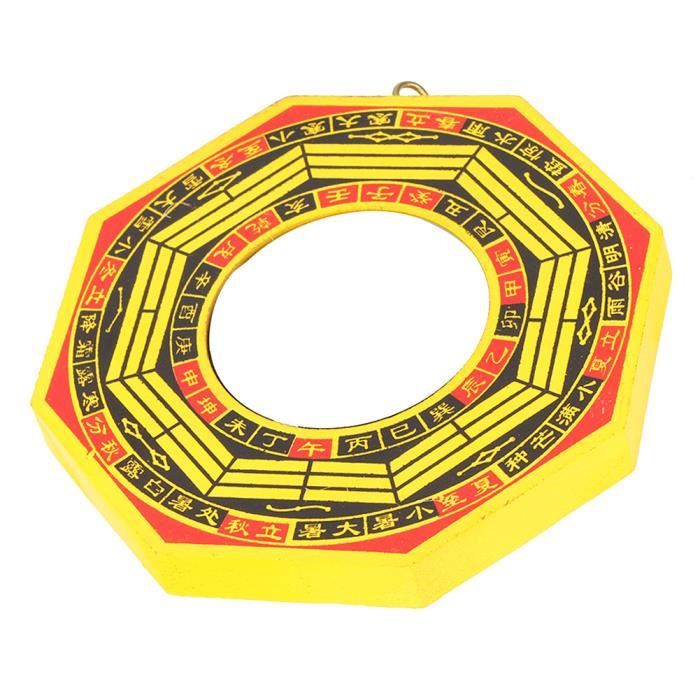 Fafeicy miroir Talisman taoïste Miroir Bagua convexe / concave chinois ...