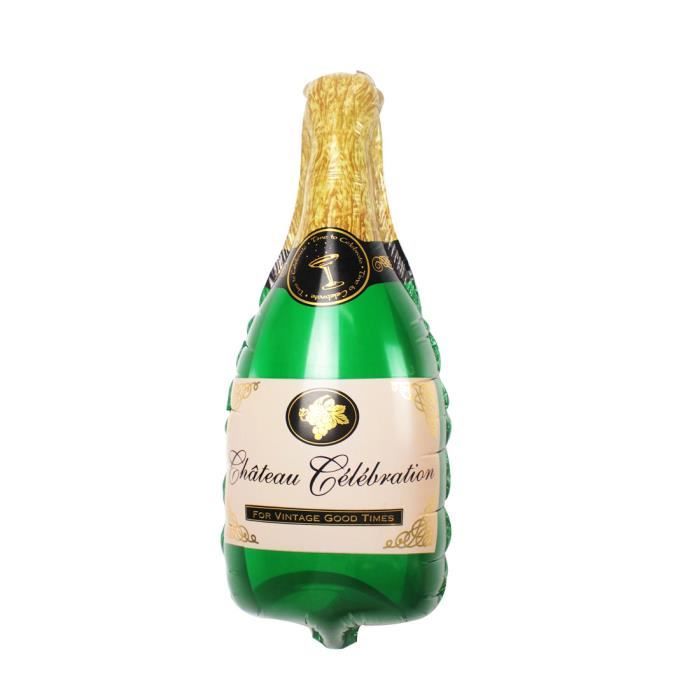 Ballon De Papier Aluminium De Bouteille De Champagne Pour Le Décor De