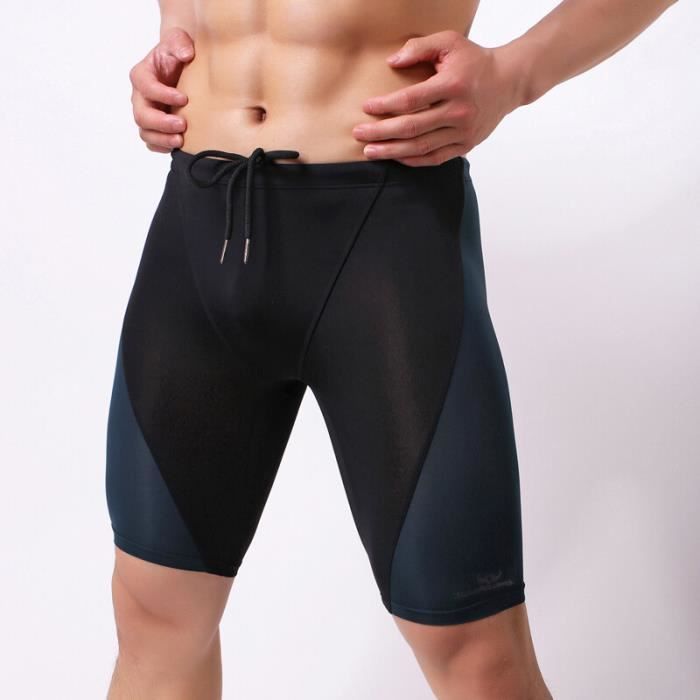 Short,Shorts de Compression pour hommes, Leggings courts épissés à la ...