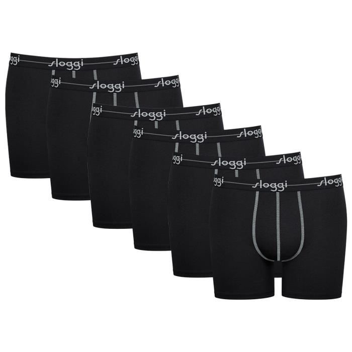 Sloggi Boxers Hommes Start lot de 6 Noir - Cdiscount Prêt-à-Porter