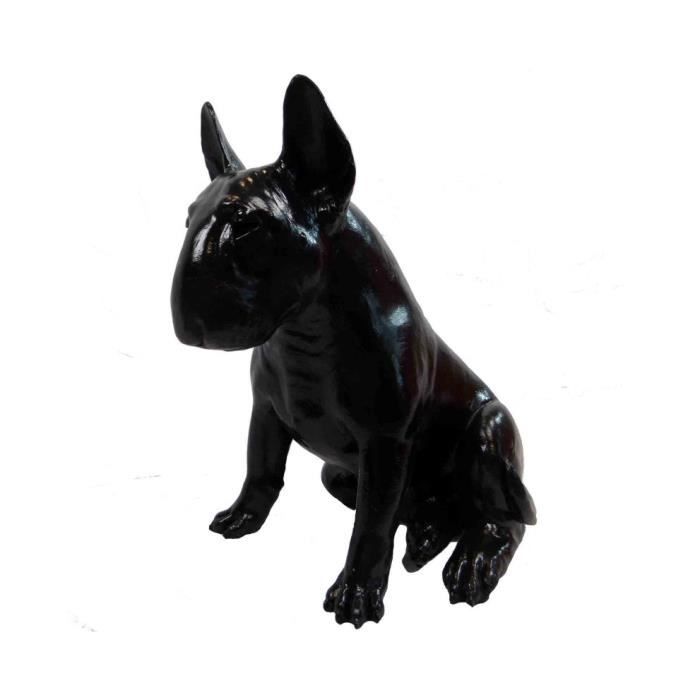 Home & Living Statues STATUE CHIEN STAFF RESINE 36CM WHITE etna.com.pe